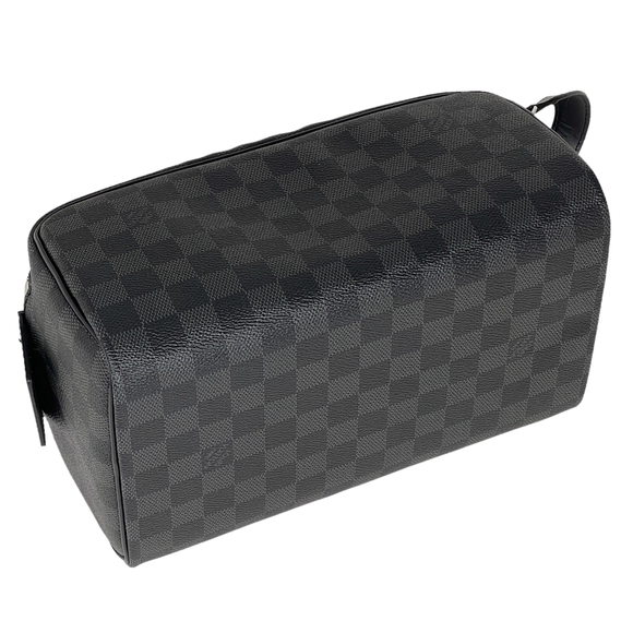 Louis Vuitton | Bags | Louis Vuitton Bag Kit Pouch Black Damier Travel ...